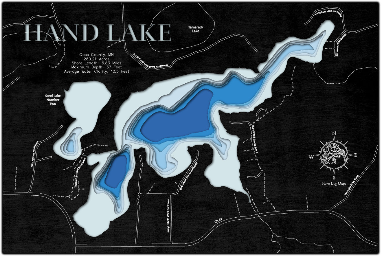 Hand Lake in Cass County, MN