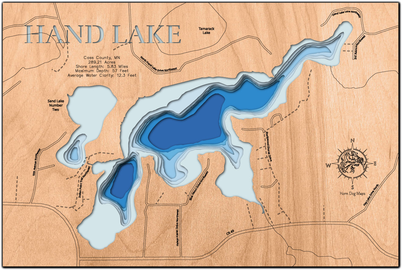 Hand Lake in Cass County, MN