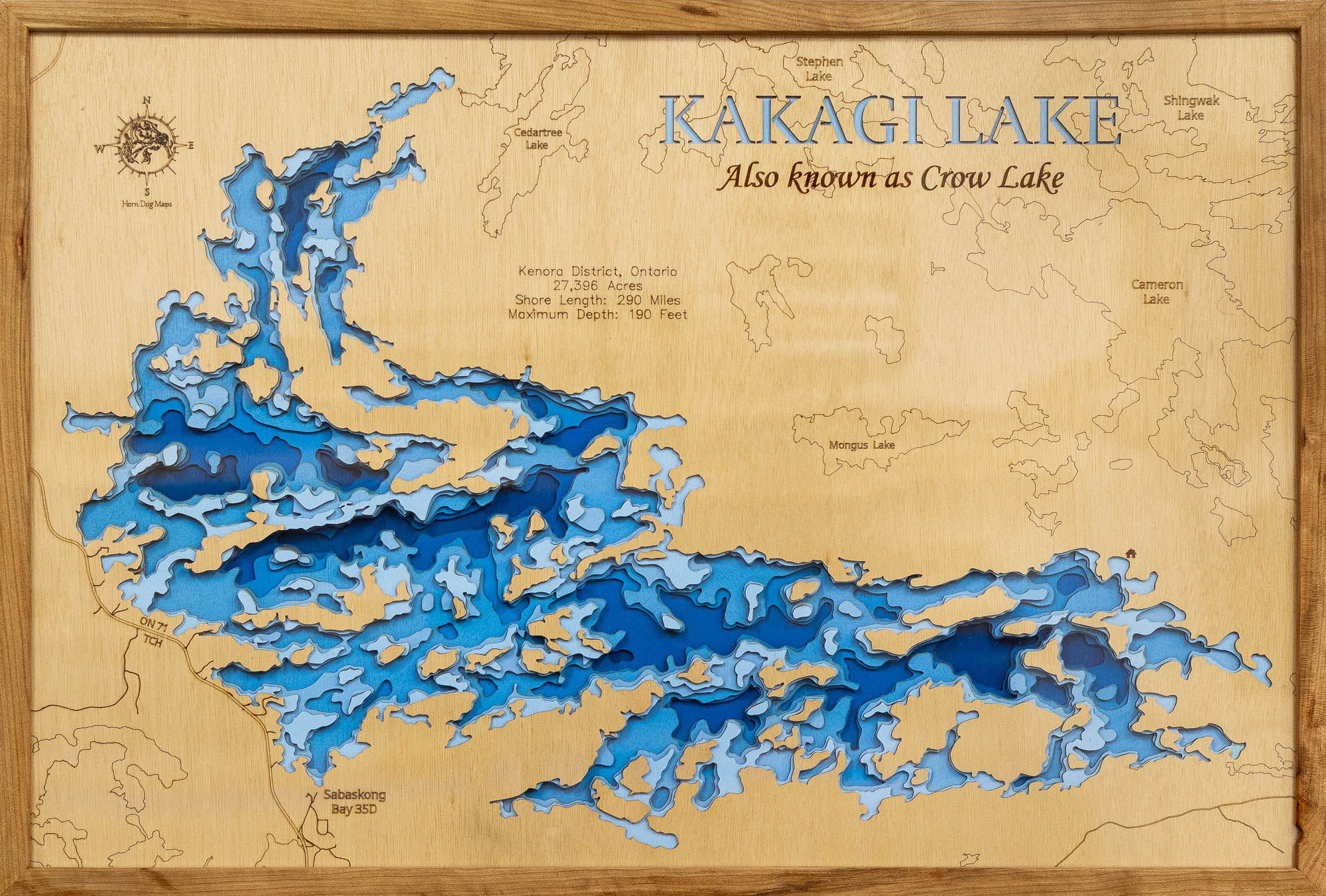 Kakagi Lake in Kenora District, Ontario Canada