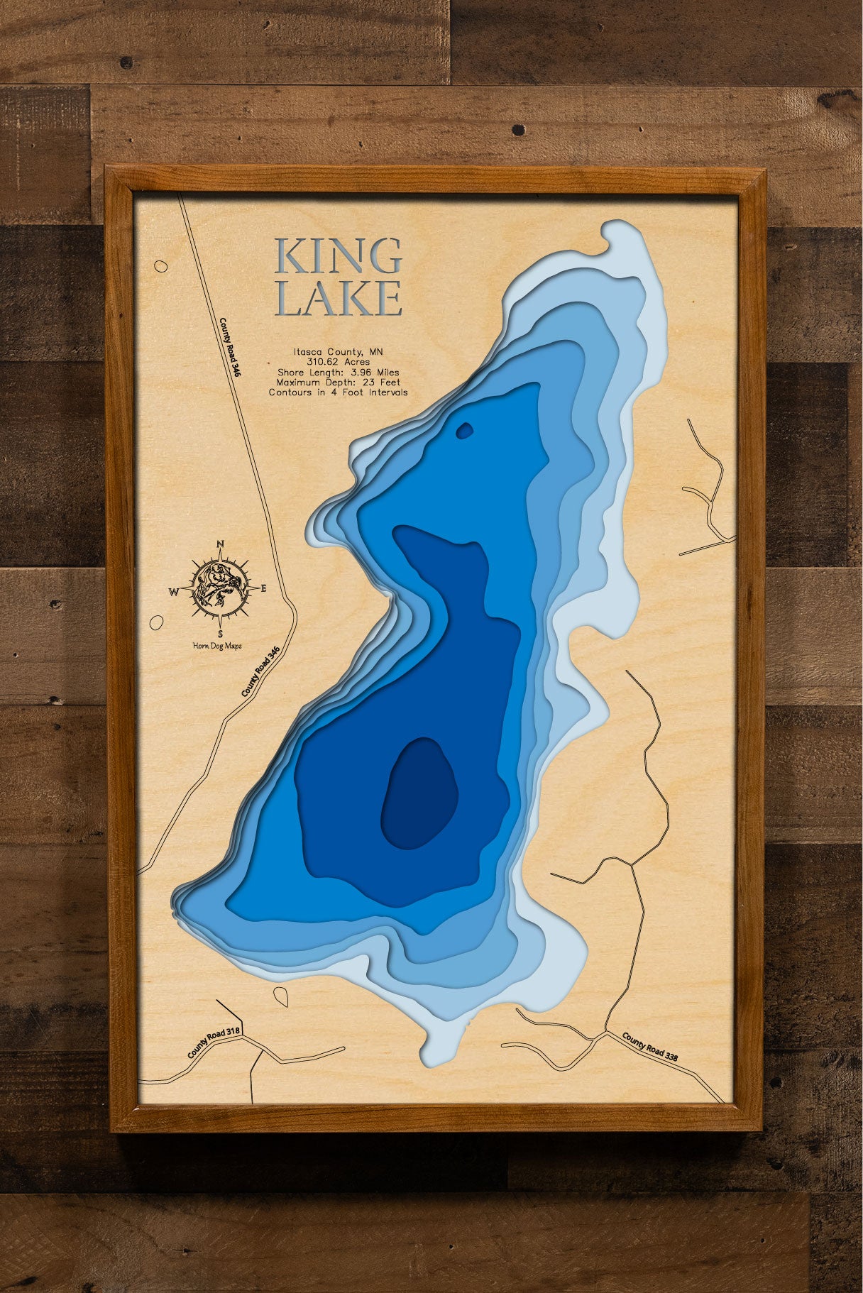 King Lake in Itasca County, Minnesota – Horn Dog Maps