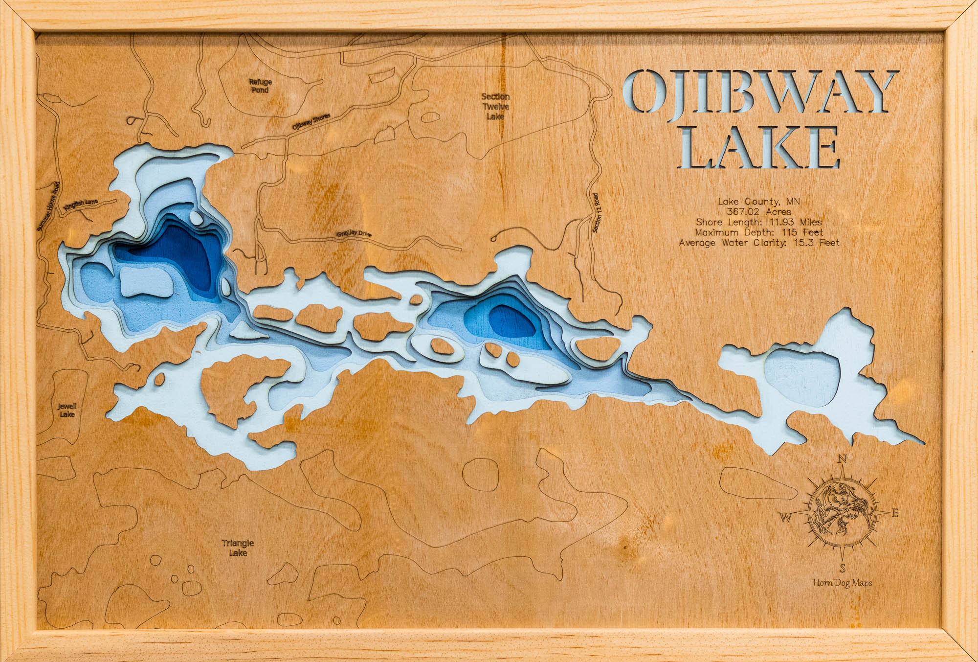 Ojibway Lake in Lake County, MN
