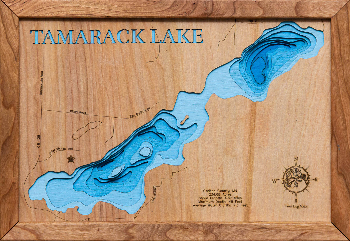 Tamarack Lake in Carlton County, MN – Horn Dog Maps